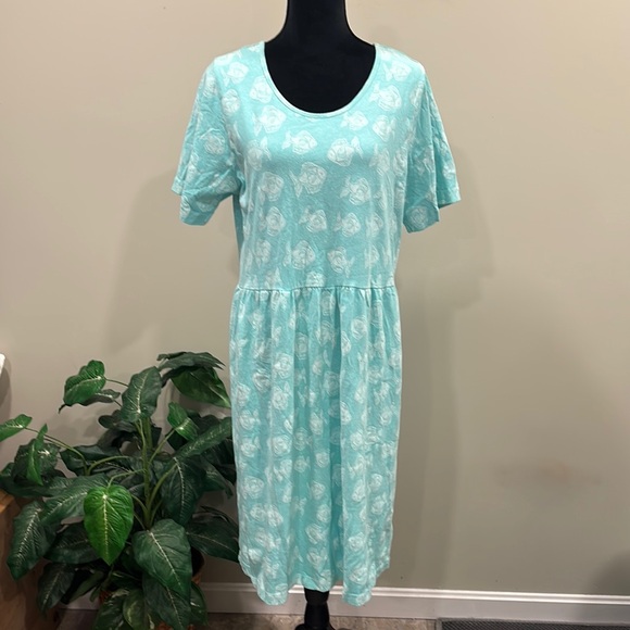 fresh produce | Dresses | Fresh Produce Aqua Green Fish Print Dress ...